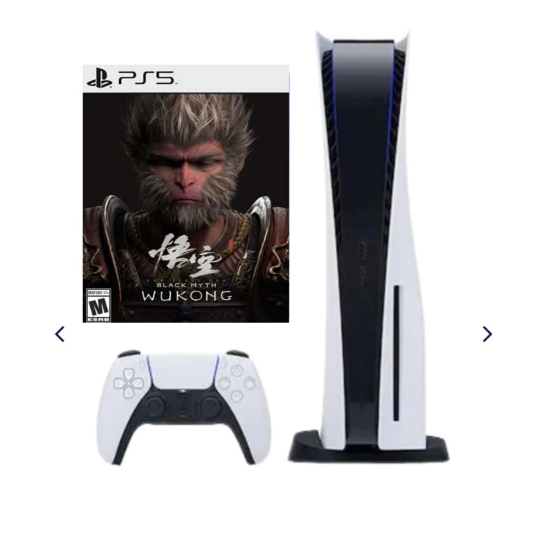 PlayStation 5 Console with 1 Controller and 1 Game BLACK MYTH WUKONG ...