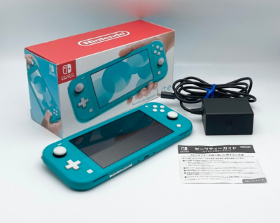 Nintendo Switch Lite Console, 32GB Turquoise, Unboxed - Games N Gadget